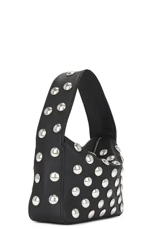 Khaite Elena Small Studded Handbag - Black & Silver