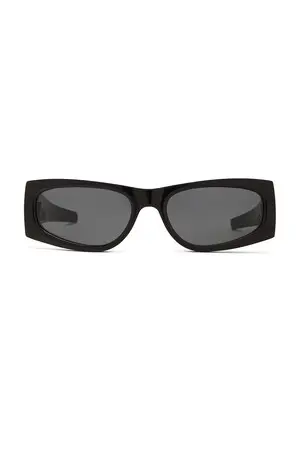Saint Laurent Rectangle Sunglasses - Black