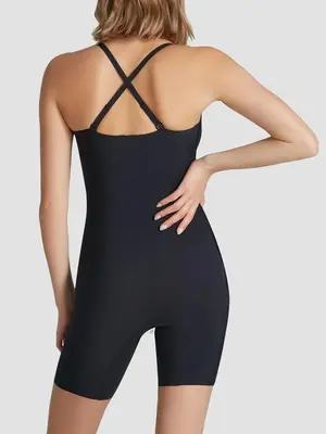 Commando Zone Smoothing Stretch Bodysuit - Black
