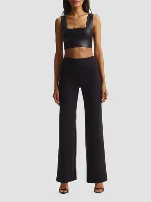 Commando Neoprene Wide-leg Pants