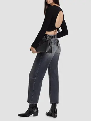 REFORMATION Casey Open-back Crop Top