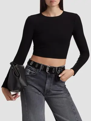 REFORMATION Casey Open-back Crop Top