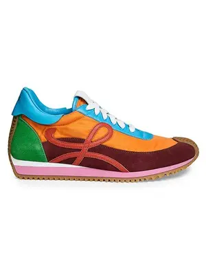 Loewe Men's Flow Runner Sneakers  - Neutral