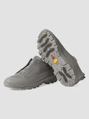 Zegna Suede Triple Stitch Monte Sneakers - Grey