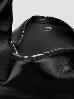 Khaite Olivia Leather Hobo Bag
