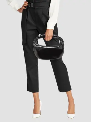 Khaite Olivia Leather Hobo Bag