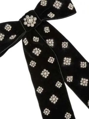 JENNIFER BEHR Margaret Bow Barrette - Neutrals