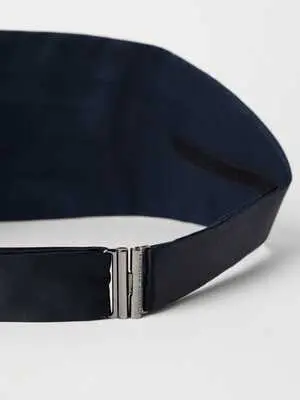 Brunello Cucinelli Satin Cummerbund - Blue