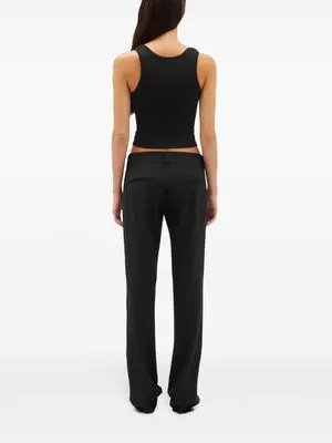 MSGM Side-zip Straight Trousers