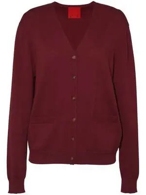Cashmere In Love Quinn Cardigan - Red