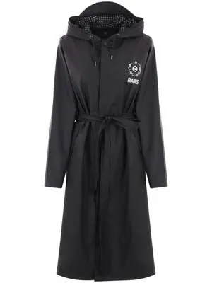 Rains X 10 Corso Como Printed Belted Raincoat - Black