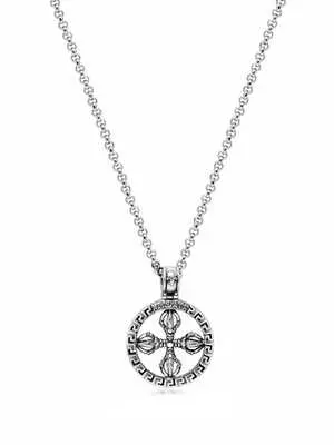 NIALAYA JEWELRY Cross Pendant Necklace - Silver