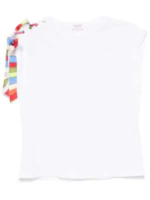 Emilio Pucci Tie-detail T-shirt - White