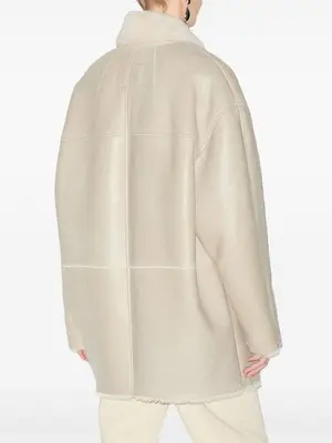 Isabel Marant Elanore Shearling Jacket - Neutrals