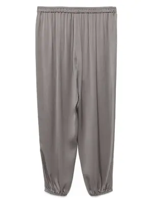 Giorgio Armani Silk Tapered Trousers
