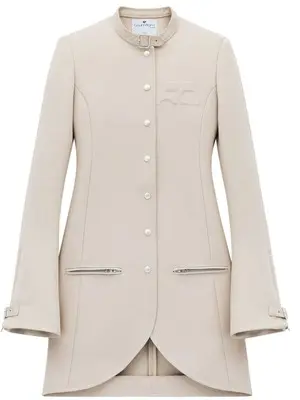Courreges Single Breasted Coats For Women
