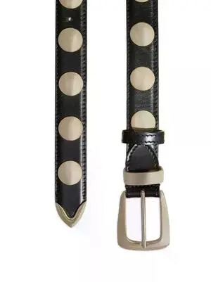 Khaite Stud-embellished Belt - Black