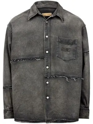 MAISON MARGIELA Raw-cut Detail Cotton Shirt