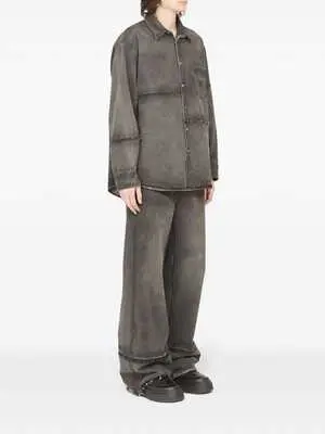 MAISON MARGIELA Raw-cut Detail Cotton Shirt