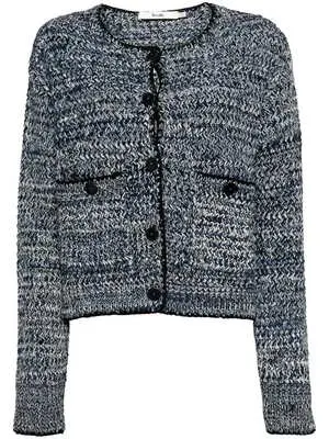 B+AB Button-up Cotton-blend Cardigan