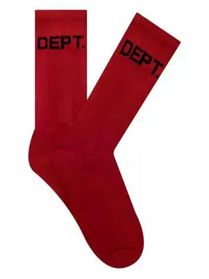 GALLERY DEPT. Logo Socks - Red
