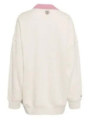 A BATHING APE Aape * Logo Polo Sweatshirt - Neutrals