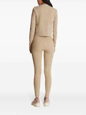 Balmain Labyrinth Knitted Leggings