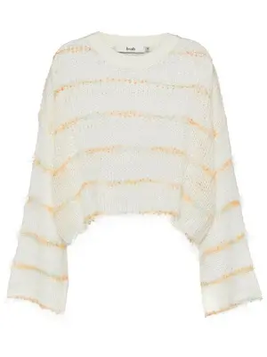 B+AB Round-neck Long-sleeved Top