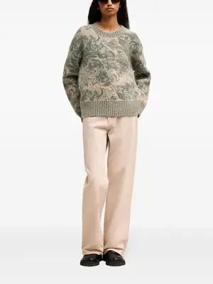 Ami Jacquard Wool-blend Jumper