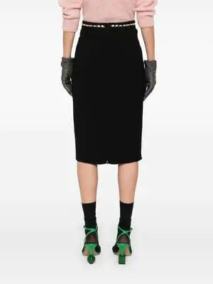 N°21 Glass Crystal-embellished Mini Skirt