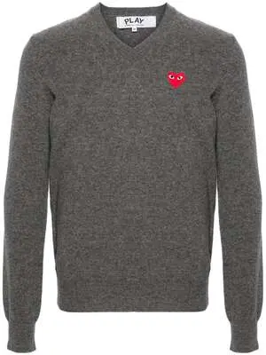 Play Comme Des Garcon Relaxed Knitwear For Women