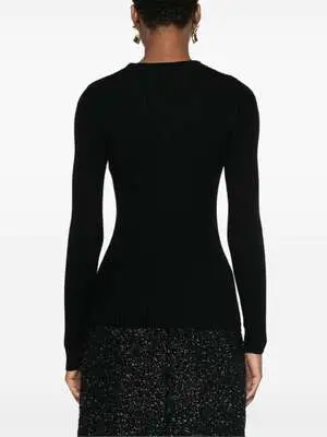 HERSKIND Ribbed Knit Crew Neck Pullover