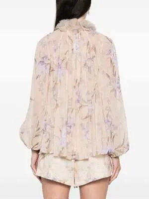 Zimmermann Eden Billow Blouse - Neutrals