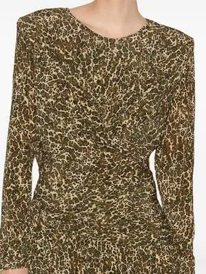 Isabel Marant Étoile Zeidi Leopard Print Dress