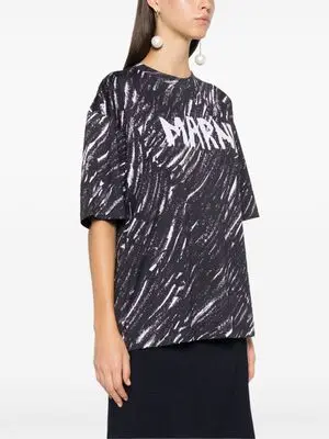 Marni Scribble Logo Jersey T-shirt