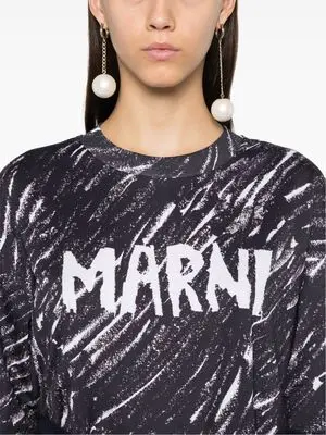 Marni Scribble Logo Jersey T-shirt