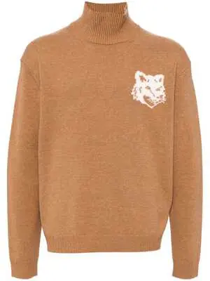 Maison Kitsuné Fox Head Intarsia Jumper