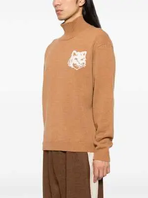 Maison Kitsuné Fox Head Intarsia Jumper