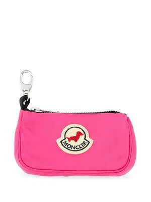 MONCLER X POLDO Logo-patch Dog Bag Holder - Pink