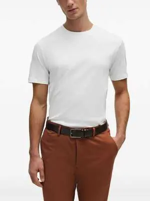 BOSS Regular-fit T-shirt In Mercerized Cotton