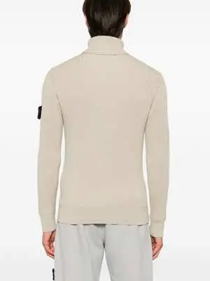 Stone Island Compass Badge Sweater - Neutrals