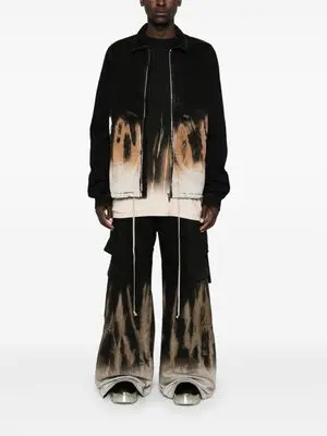 Rick Owens Tie-dye Denim Jacket