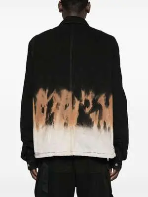 Rick Owens Tie-dye Denim Jacket