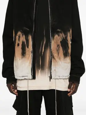 Rick Owens Tie-dye Denim Jacket