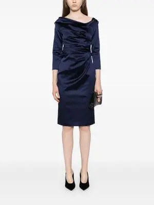 Talbot Runhof Asymmetric Cocktail Dress