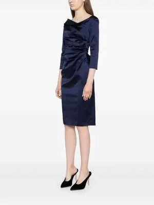 Talbot Runhof Asymmetric Cocktail Dress