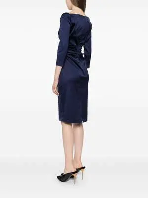 Talbot Runhof Asymmetric Cocktail Dress