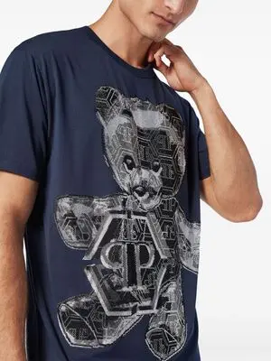 Philipp Plein Stones Teddy Bear T-shirt