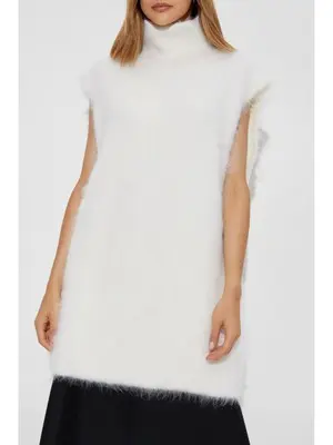 Marni Brushed Mini Dress - White