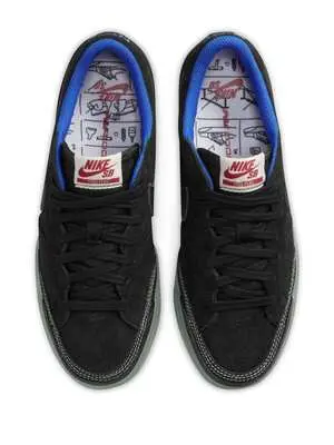 Nike Sb Zoom Pogo Plus Premium Gum Sneakers - Black